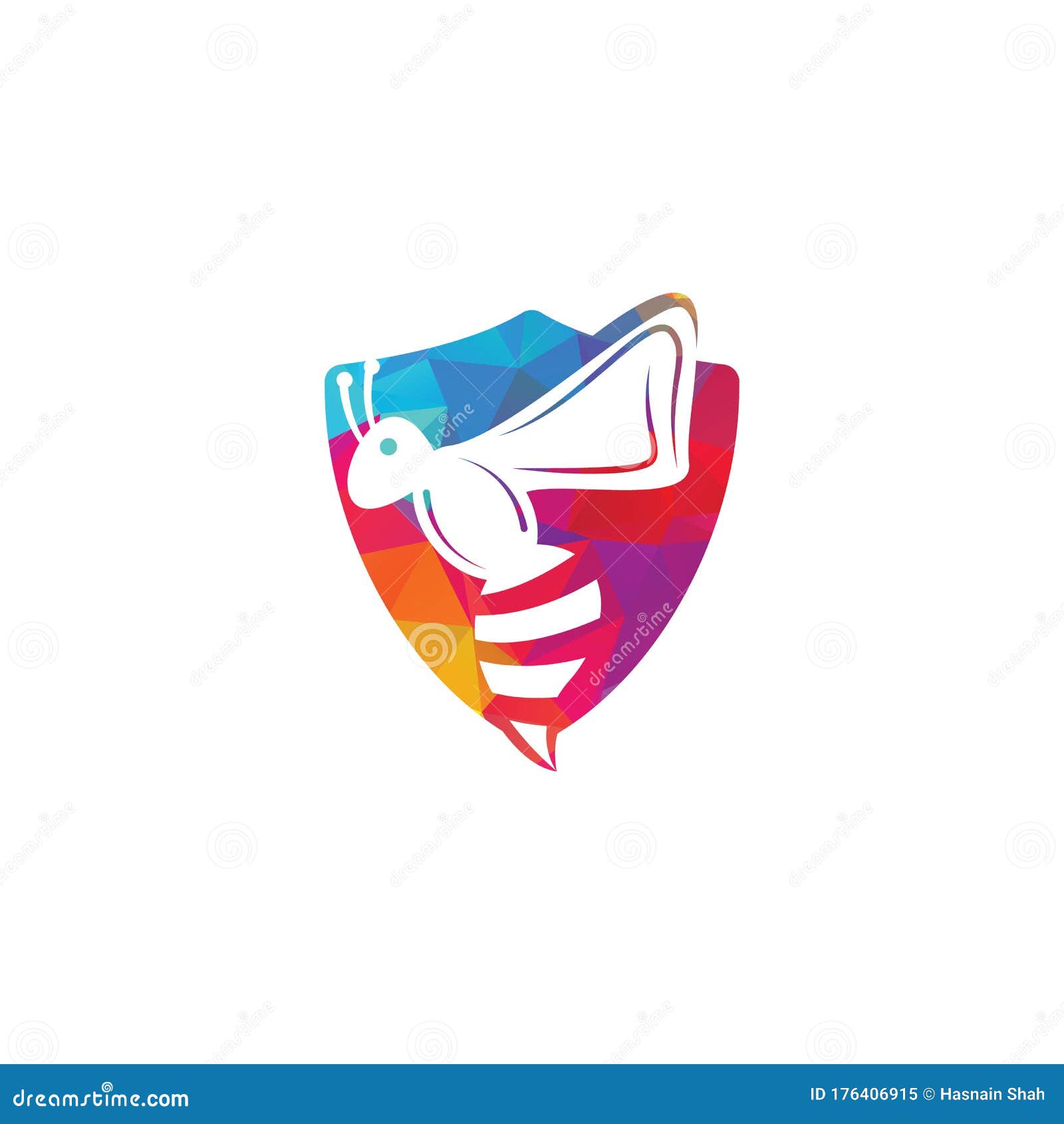 Bee Logo Template Vector Icon Illustration Design. Stock Vector ...