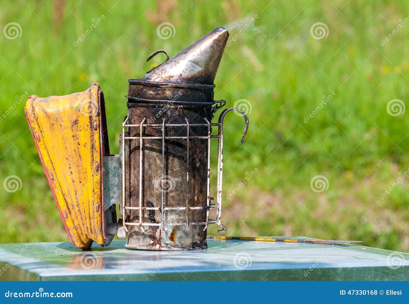 Bee Smoker is a Beekeeping Tool for Making Smoke Used To Calm Bees ...