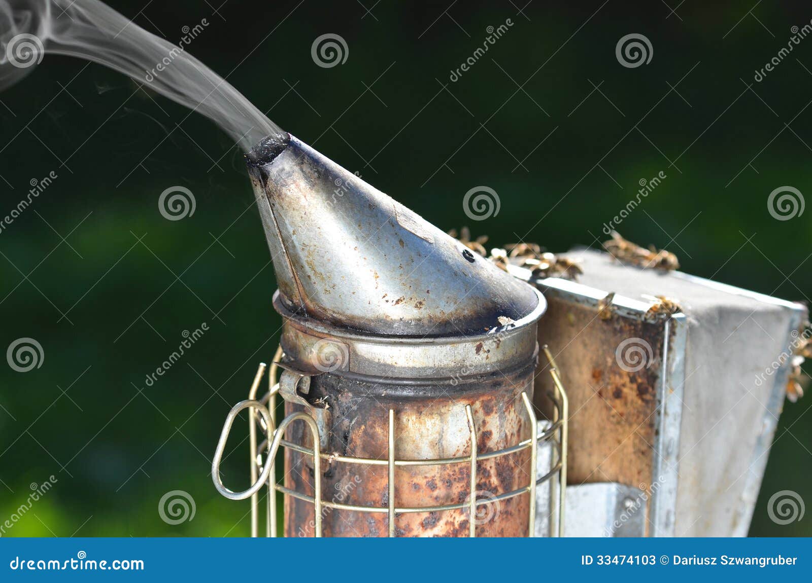 Bee smoker stock image. Image of garden, beekeeping, device - 33474103