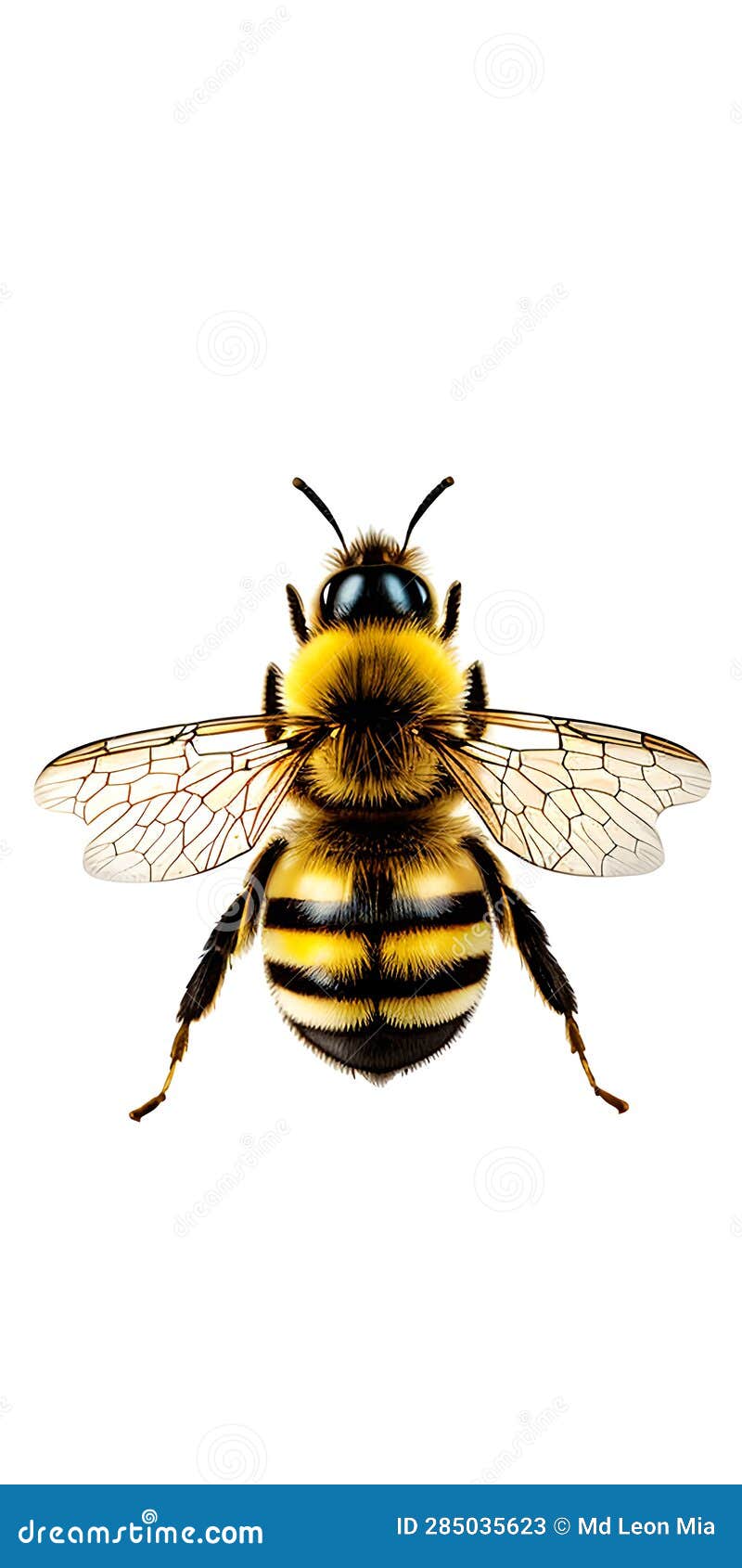 Bee white background stock illustration. Illustration of animals ...