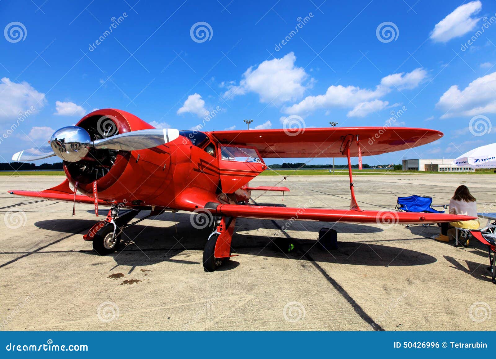 Beech D 17 S Staggerwing editorial photo. Image of flying - 50426996