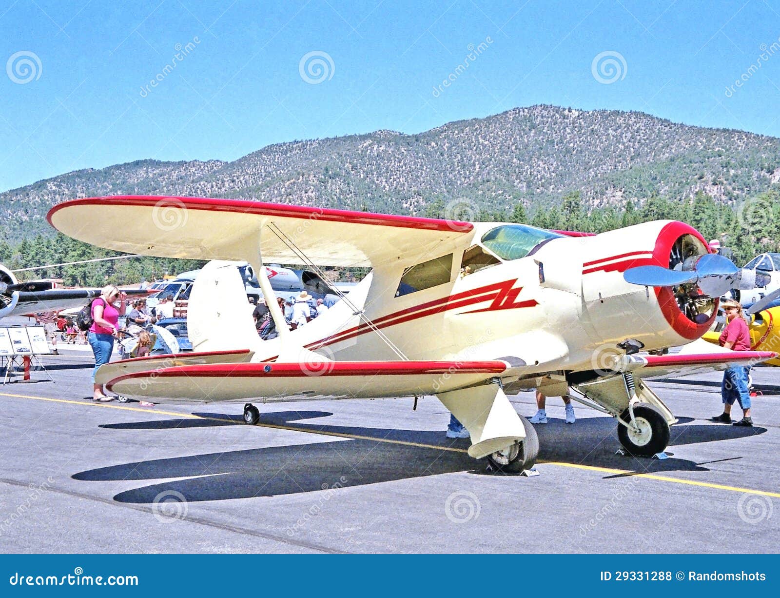 Beechcraft Staggerwing editorial stock photo. Image of beechcraft ...