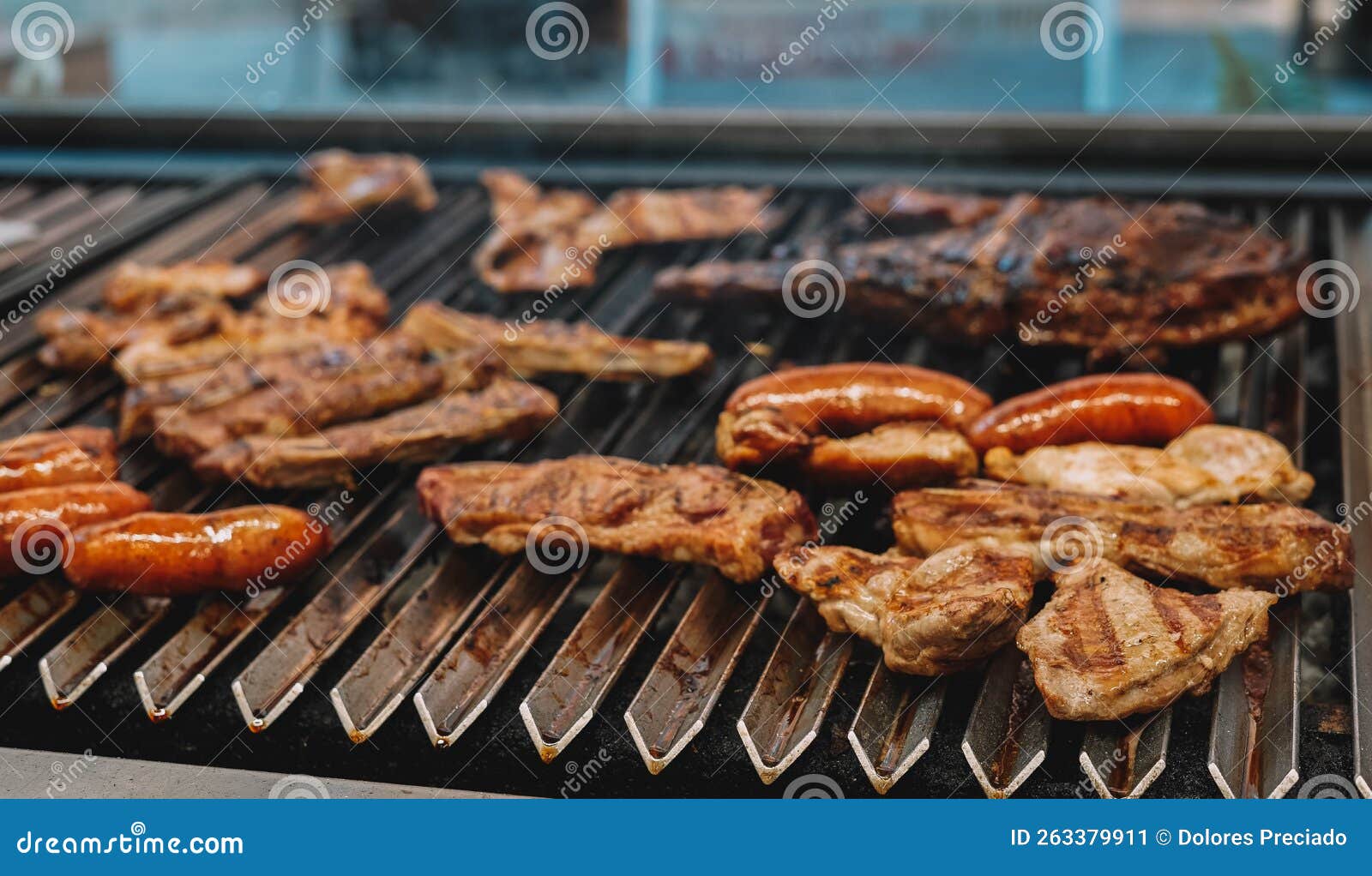 Beef in an Argentinian Steakhouse Stock Image - Image of grilled ...