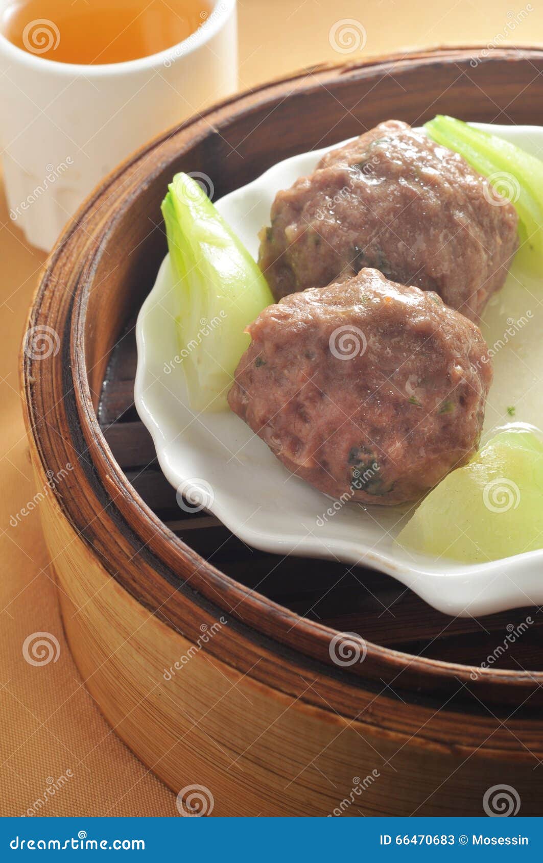 Beef Ball Dim Sum Stock Image Image Of Bread Ball Steam 66470683