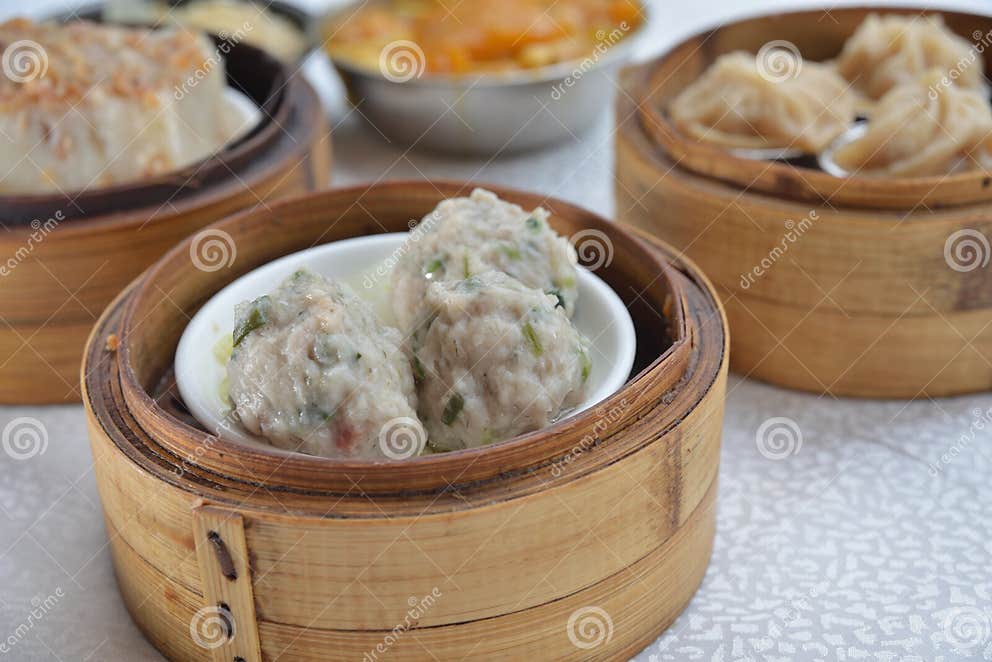 Beef ball dim sum stock photo. Image of food, chinese - 115792578
