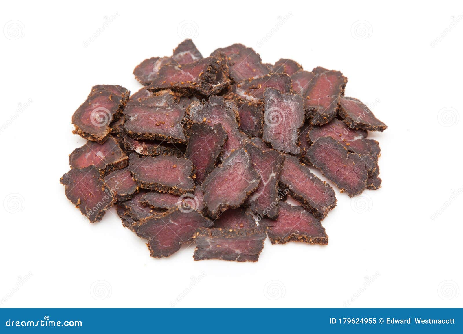 Beef Biltong - African Dried Meat Royalty-Free Stock Photography ...