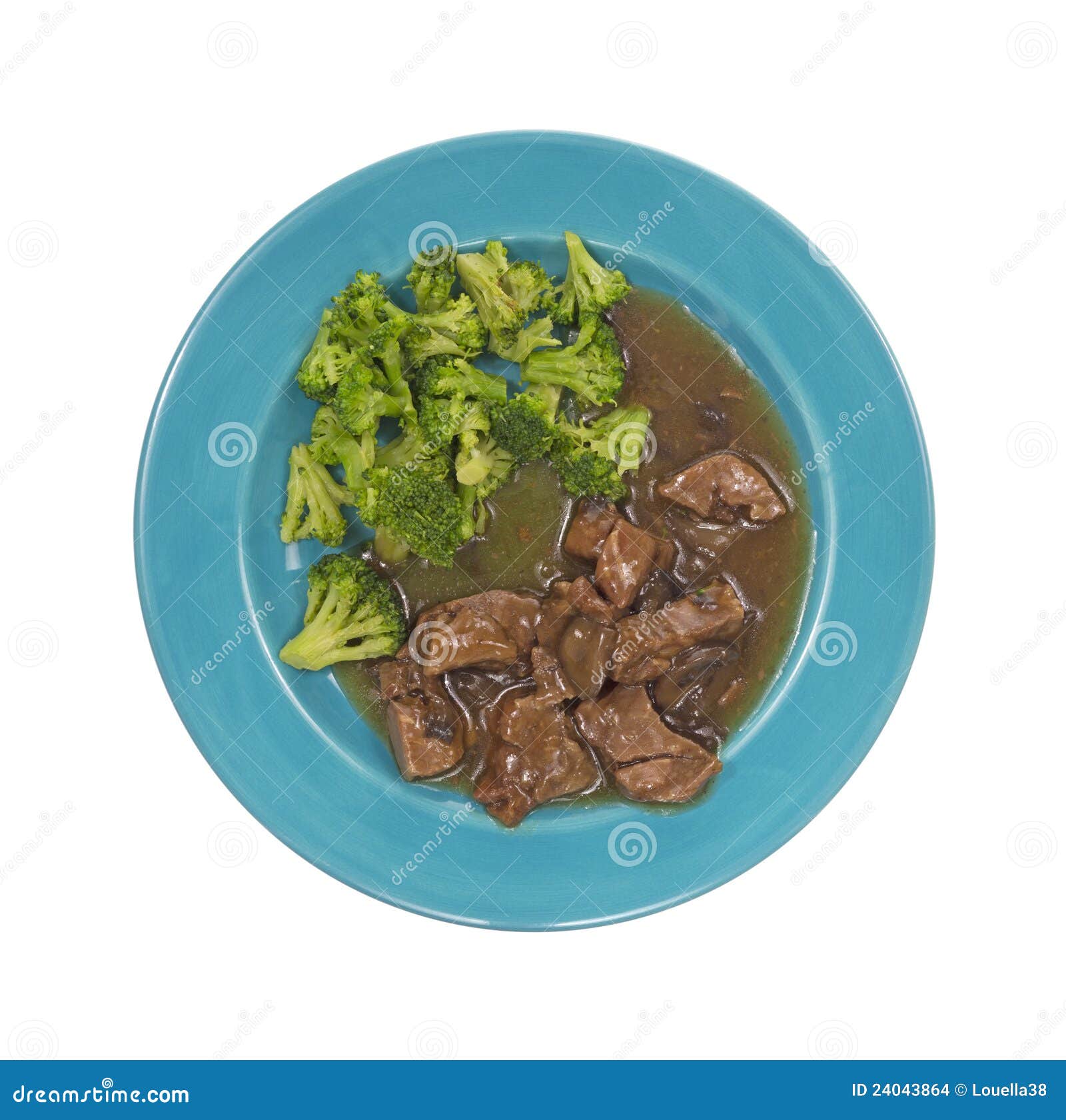 Beef Broccoli Plate Side Close Stock Photo - Image of beef, tasty: 24043864
