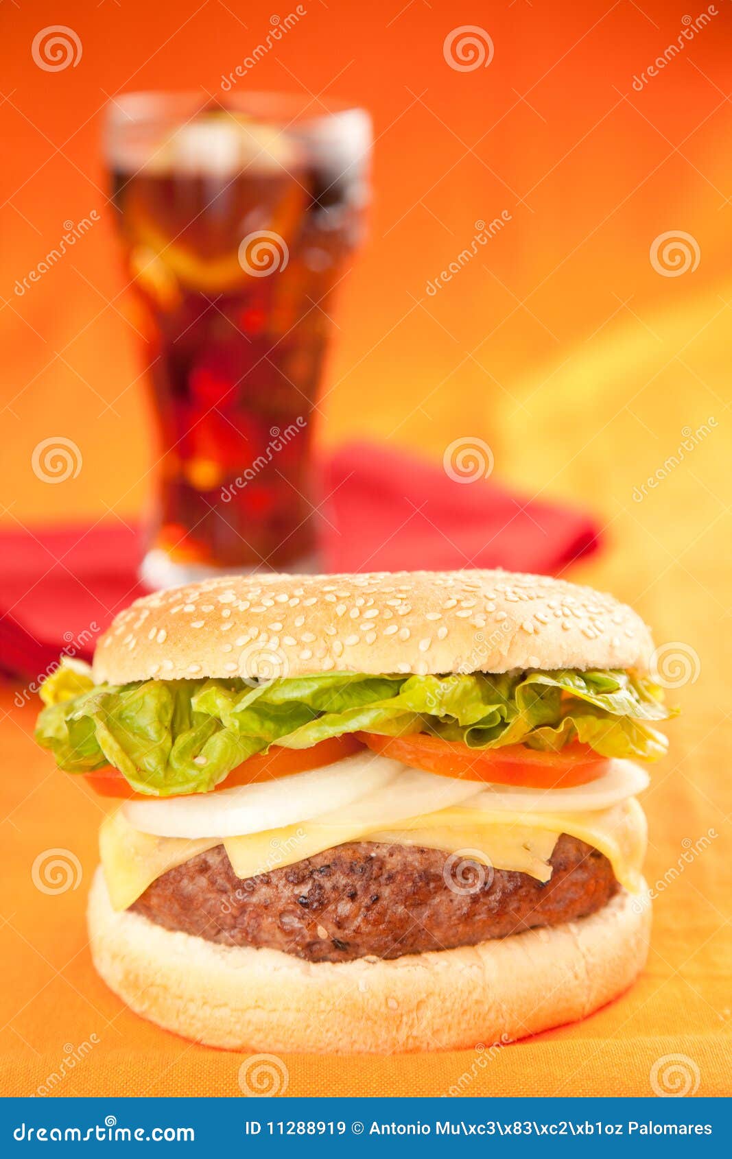 Beef burger stock image. Image of ketchup, fast, tasty - 11288919