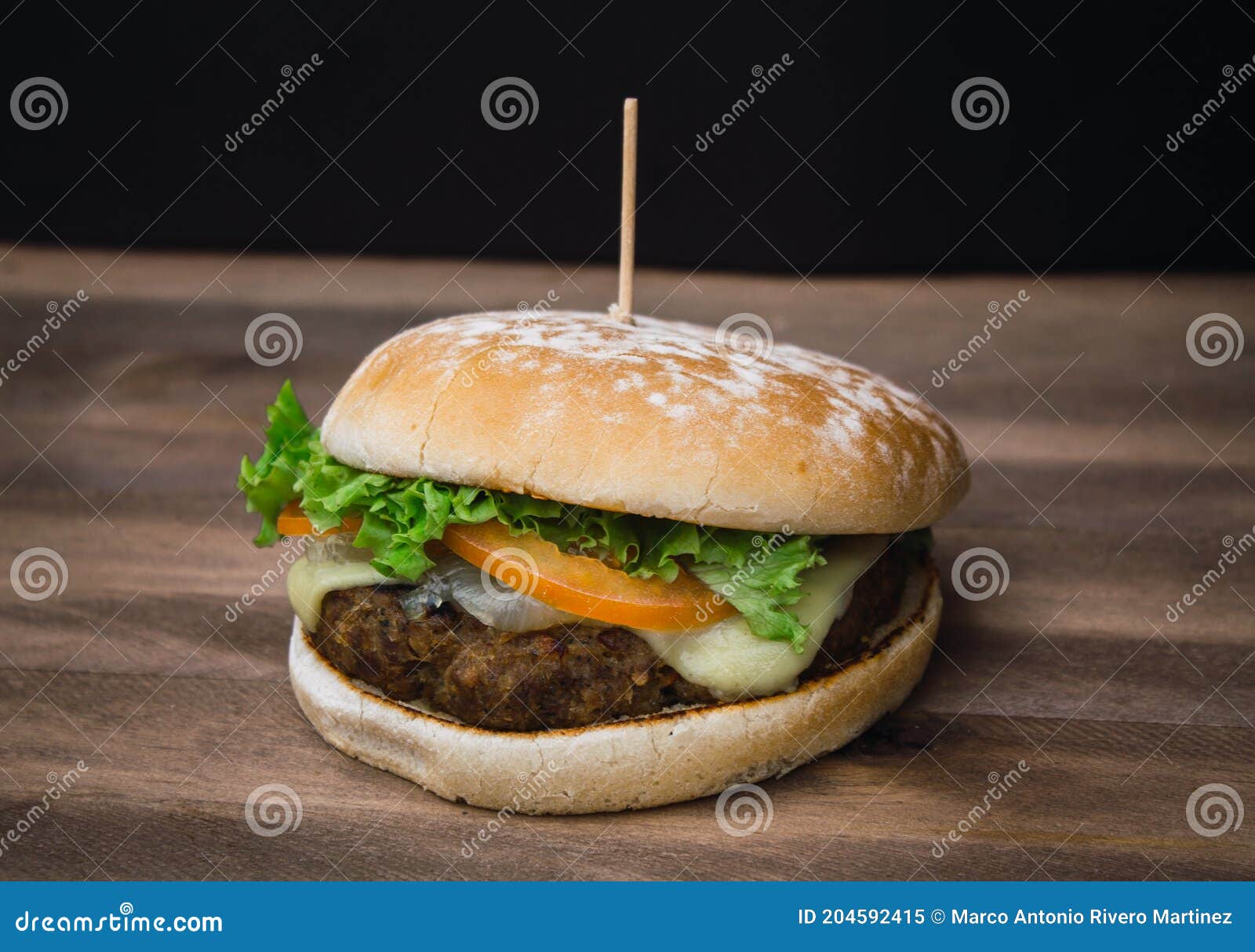 Beef Burger with Artisan Bread Stock Image - Image of meat, isolated ...
