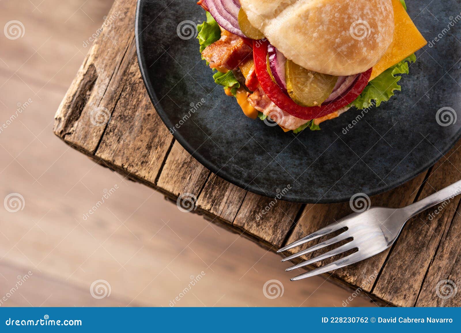Beef Burger with Cheese and Bacon Stock Photo - Image of isolated ...