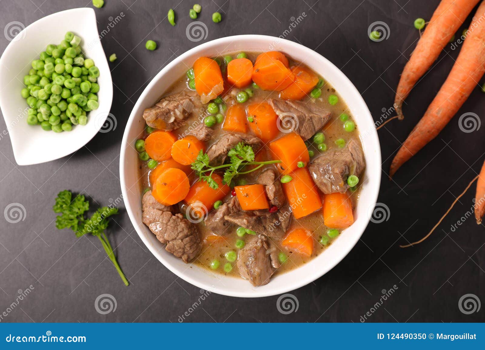 Beef and carrot stock photo. Image of meat, healthy - 124490350