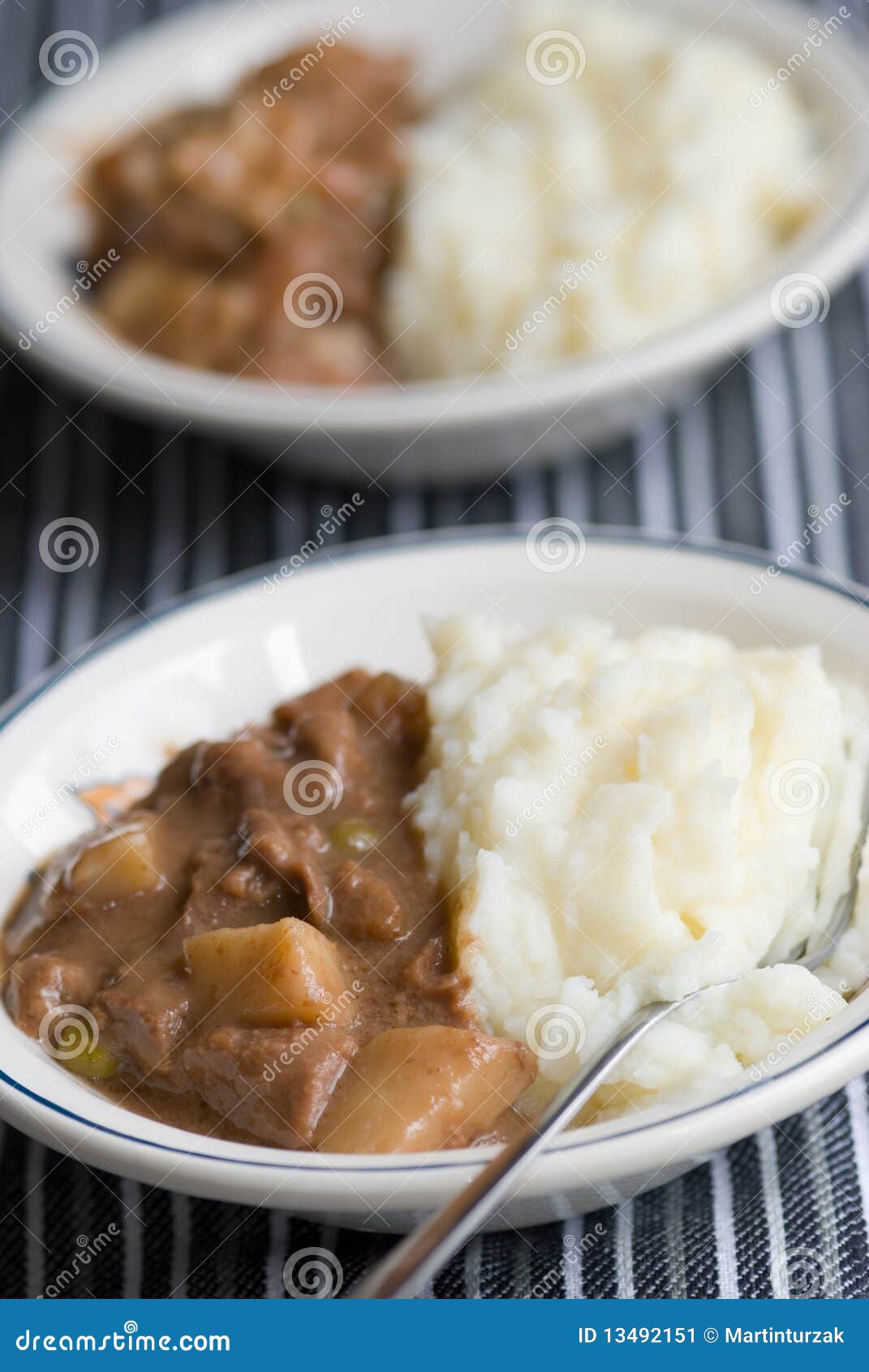 Beef casserole with mash stock image. Image of gourmet - 13492151