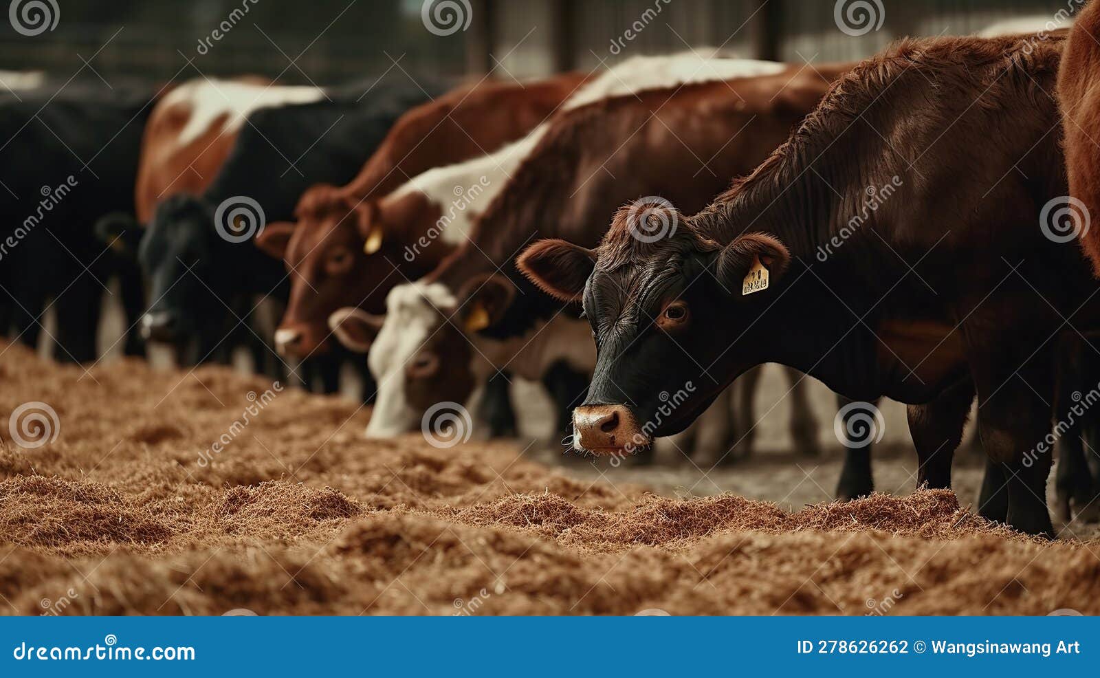 Cattle,cows ( Sapi ) In Animal Markets To Prepare Sacrifices On Eid Al ...