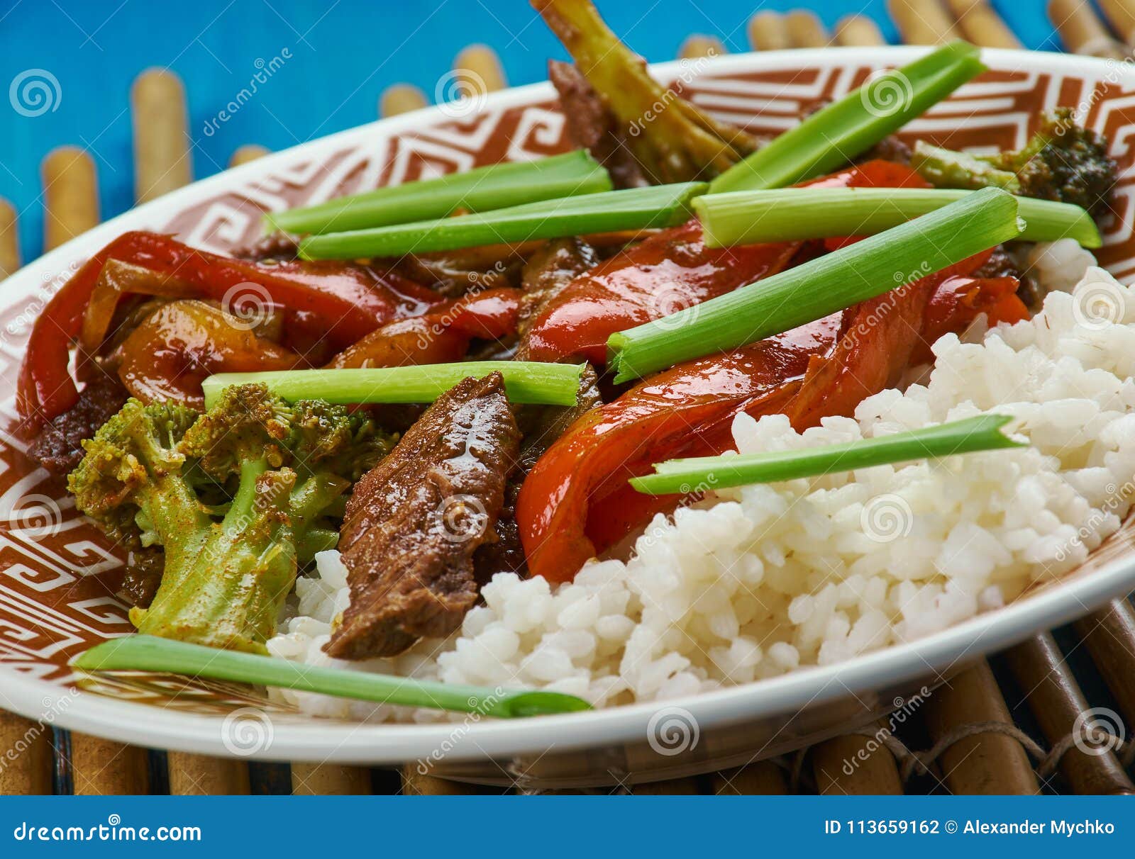 Beef chilli flash fry stock photo. Image of cooking - 113659162