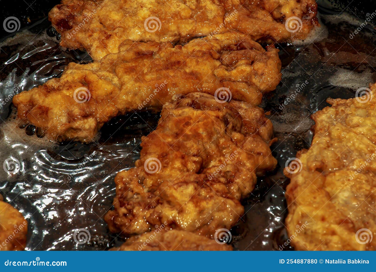 Beef Chops in a Pan on the Stove. the Process of Preparing Beef Chops ...