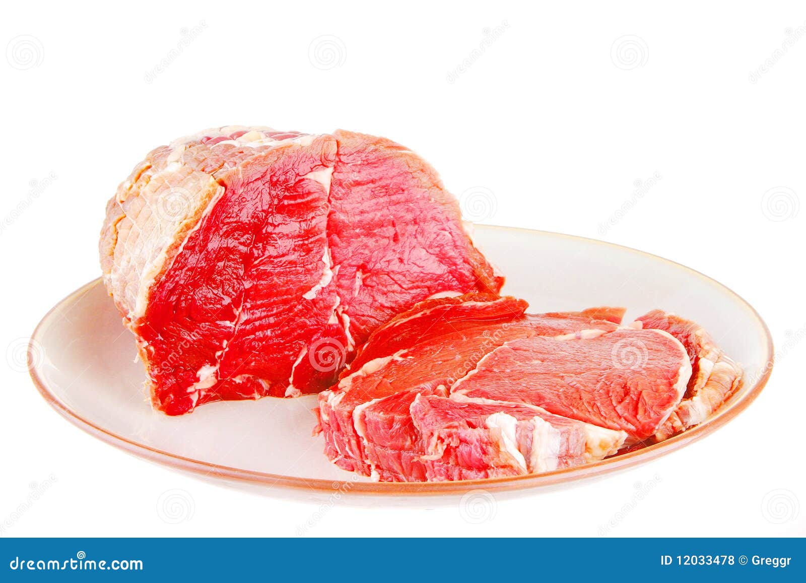Beef chunk on dish stock photo. Image of allspice, butchery - 12033478