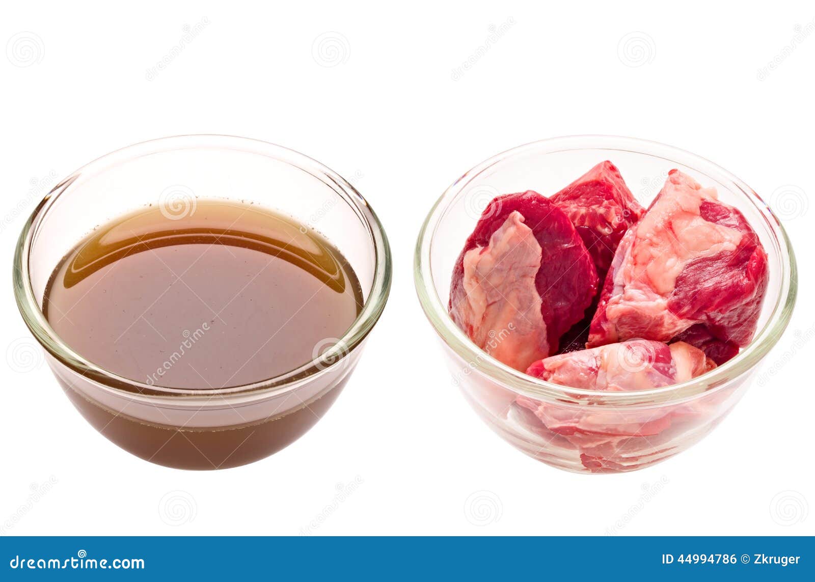 Beef Cubes and Stock Isolated Stock Photo - Image of broth, ingredient ...