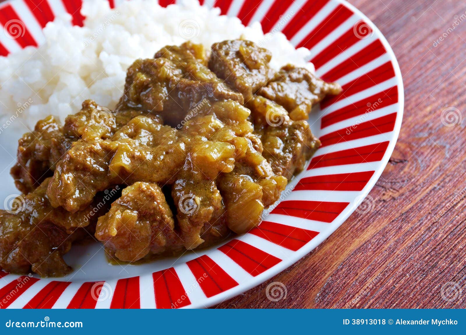 Beef Curry with Rice stock photo. Image of rogan, banquet - 38913018