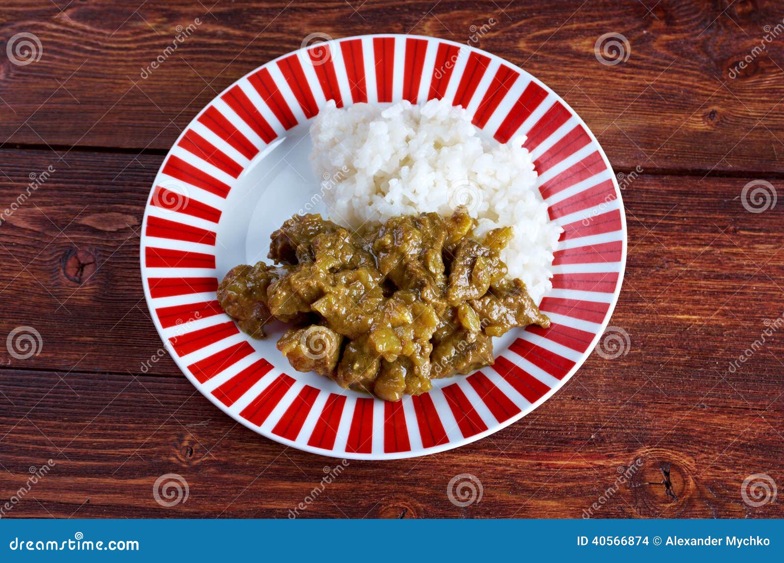 Beef Curry with Rice stock photo. Image of rogan, channa - 40566874
