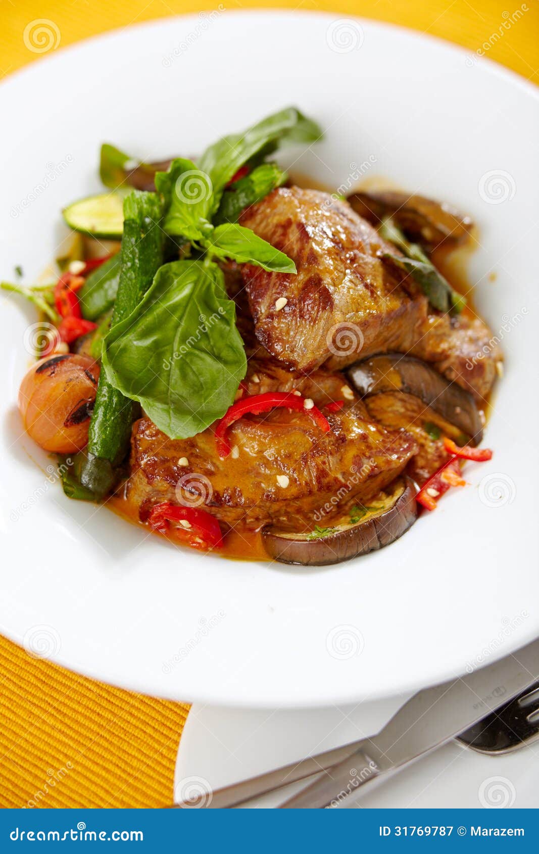 Beef curry stock image. Image of eating, cuisine, napkin - 31769787