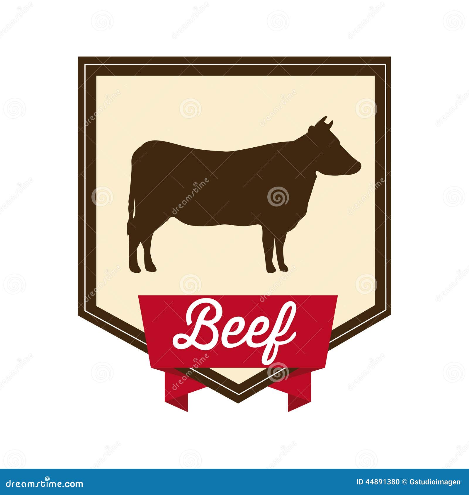 Beef design stock vector. Illustration of beef, shape - 44891380