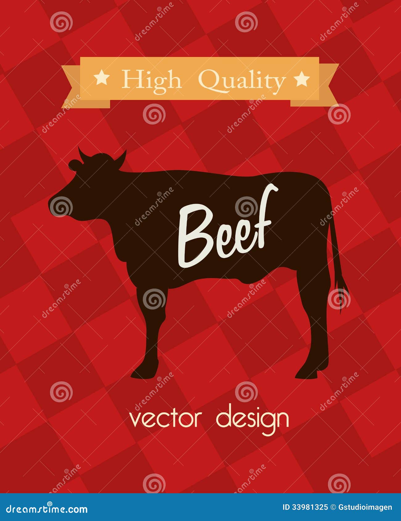 Beef stock vector. Illustration of cooking, nutrient - 33981325