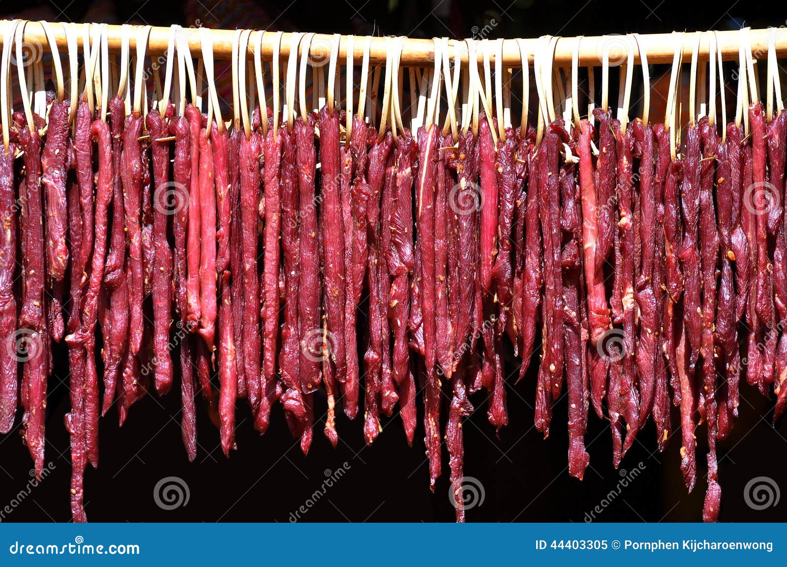 Beef dried in the sun stock image. Image of beef, preservation - 44403305