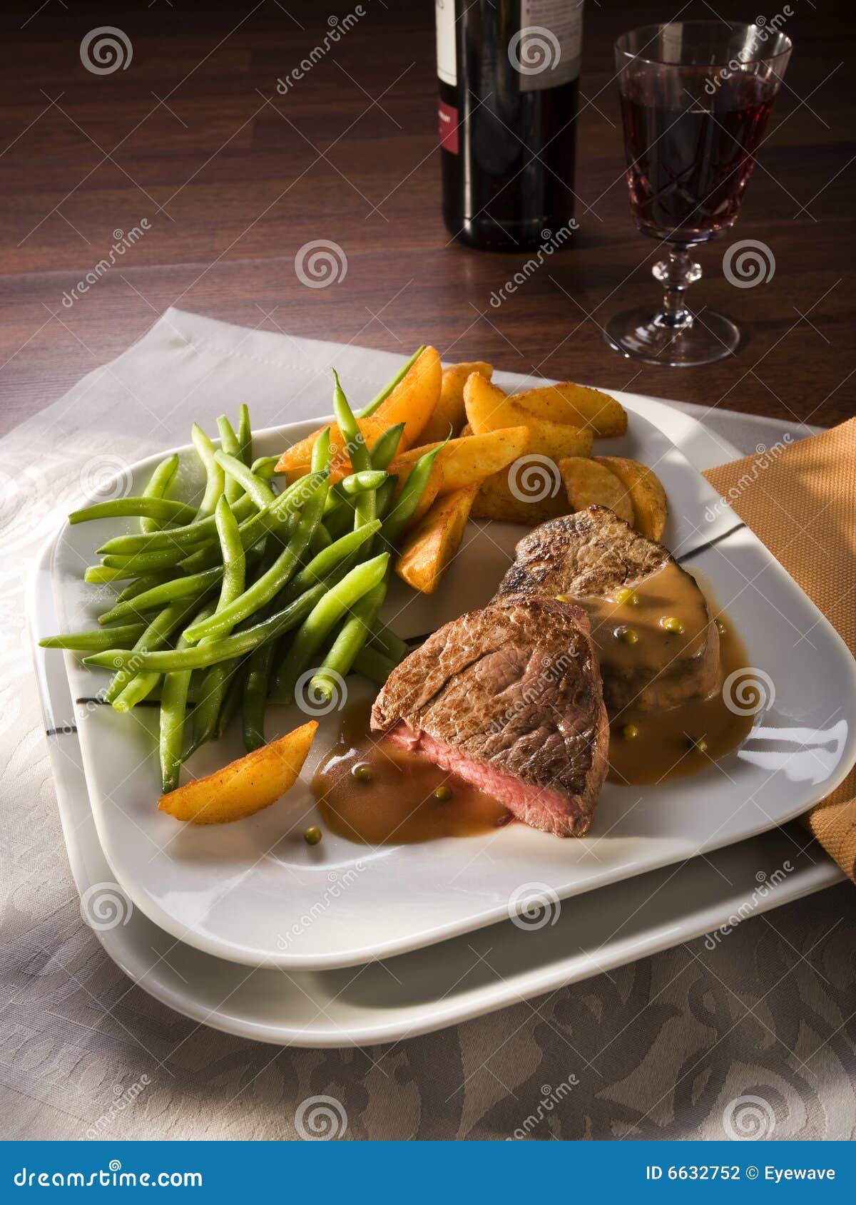 Beef fillet meal stock photo. Image of fried, grilled - 6632752
