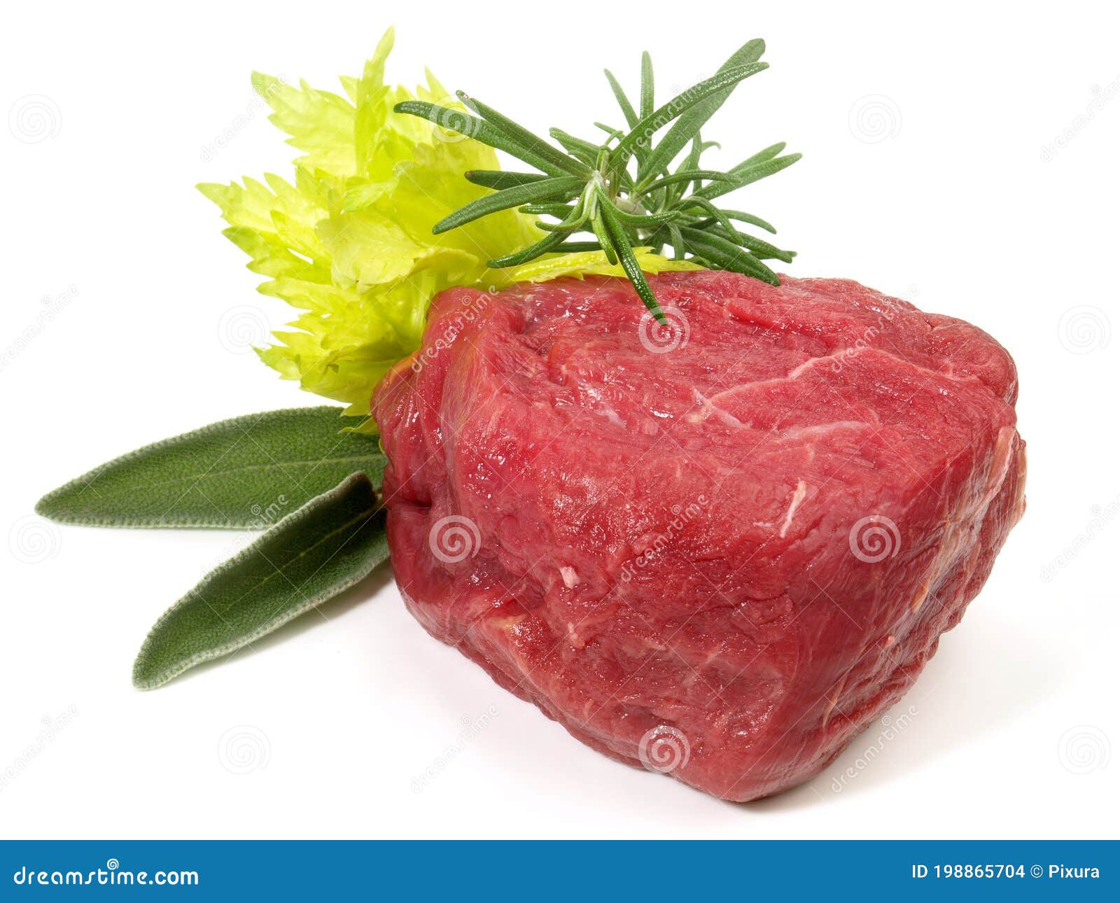 Beef Fillet Steak Isolated on White Background Stock Photo - Image of ...