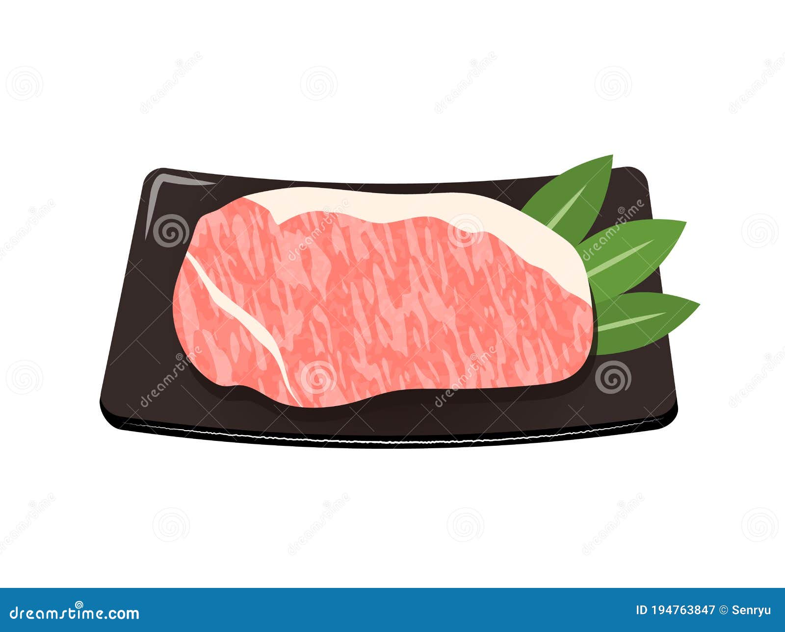 Beef illustration stock vector. Illustration of meat - 194763847
