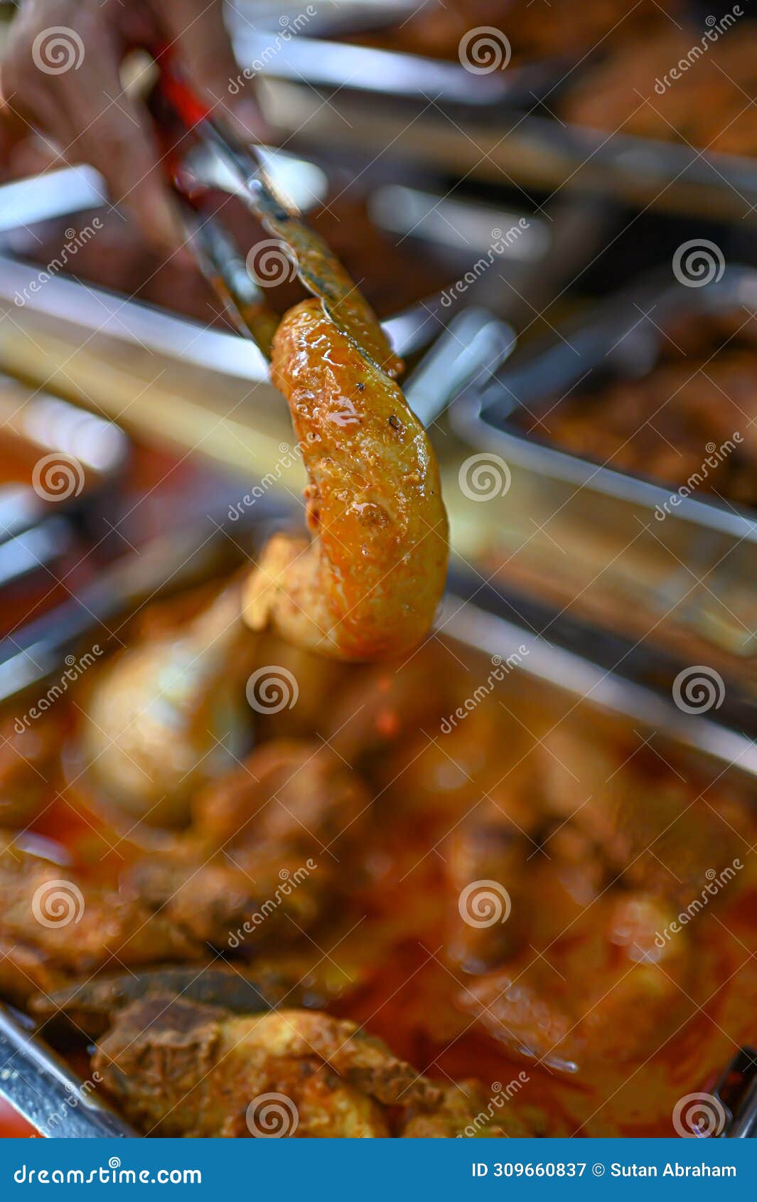 Beef Intestines, a Typical Padang Food Stock Image - Image of fish ...