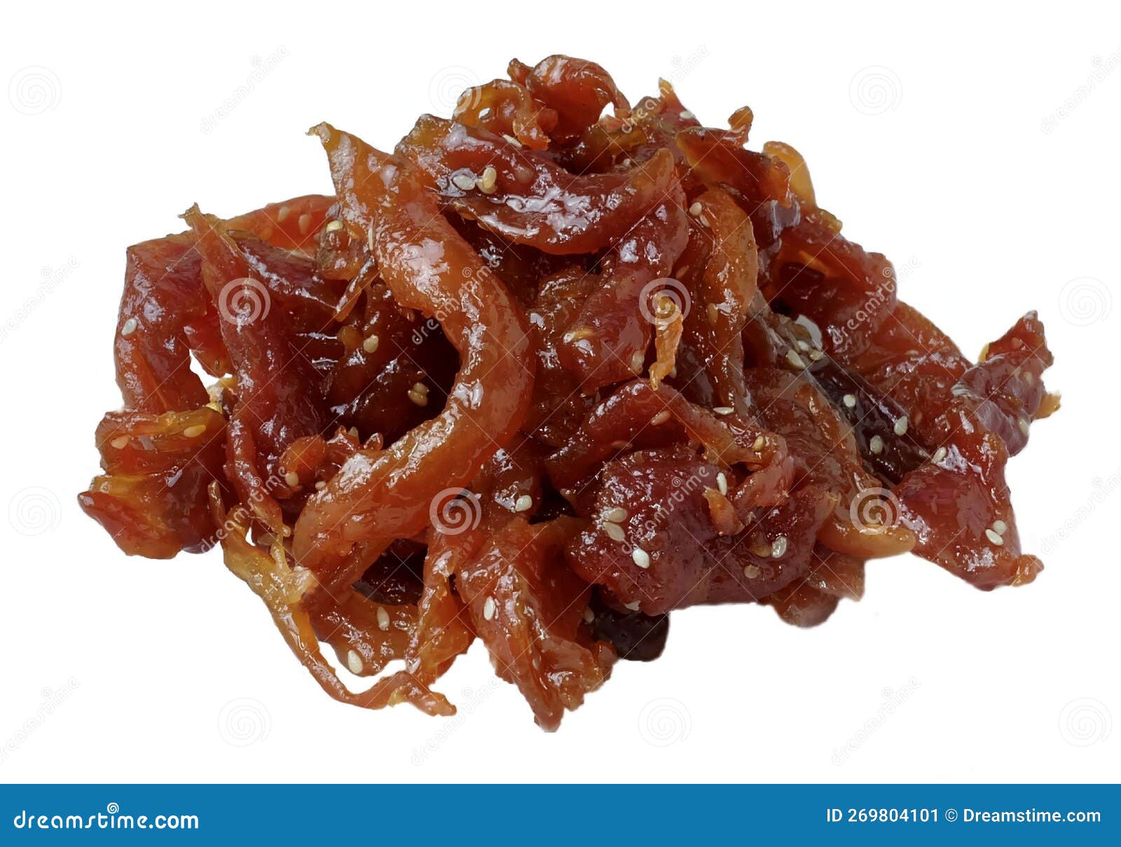 Beef Jerky or Deep Fried Beef Stock Image - Image of asian, meal: 269804101