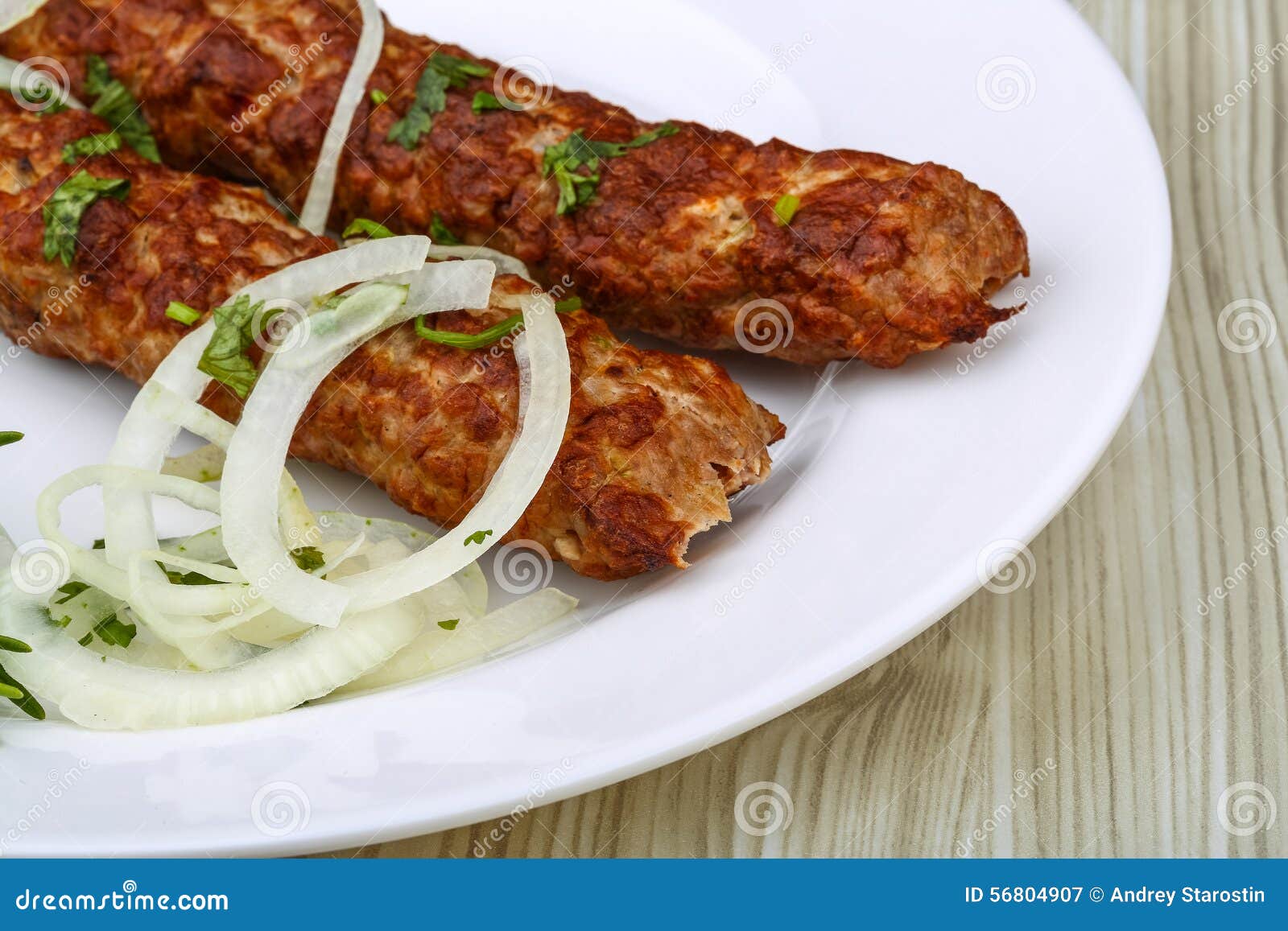 Beef kebab stock image. Image of plate, kabab, food, kebap - 56804907