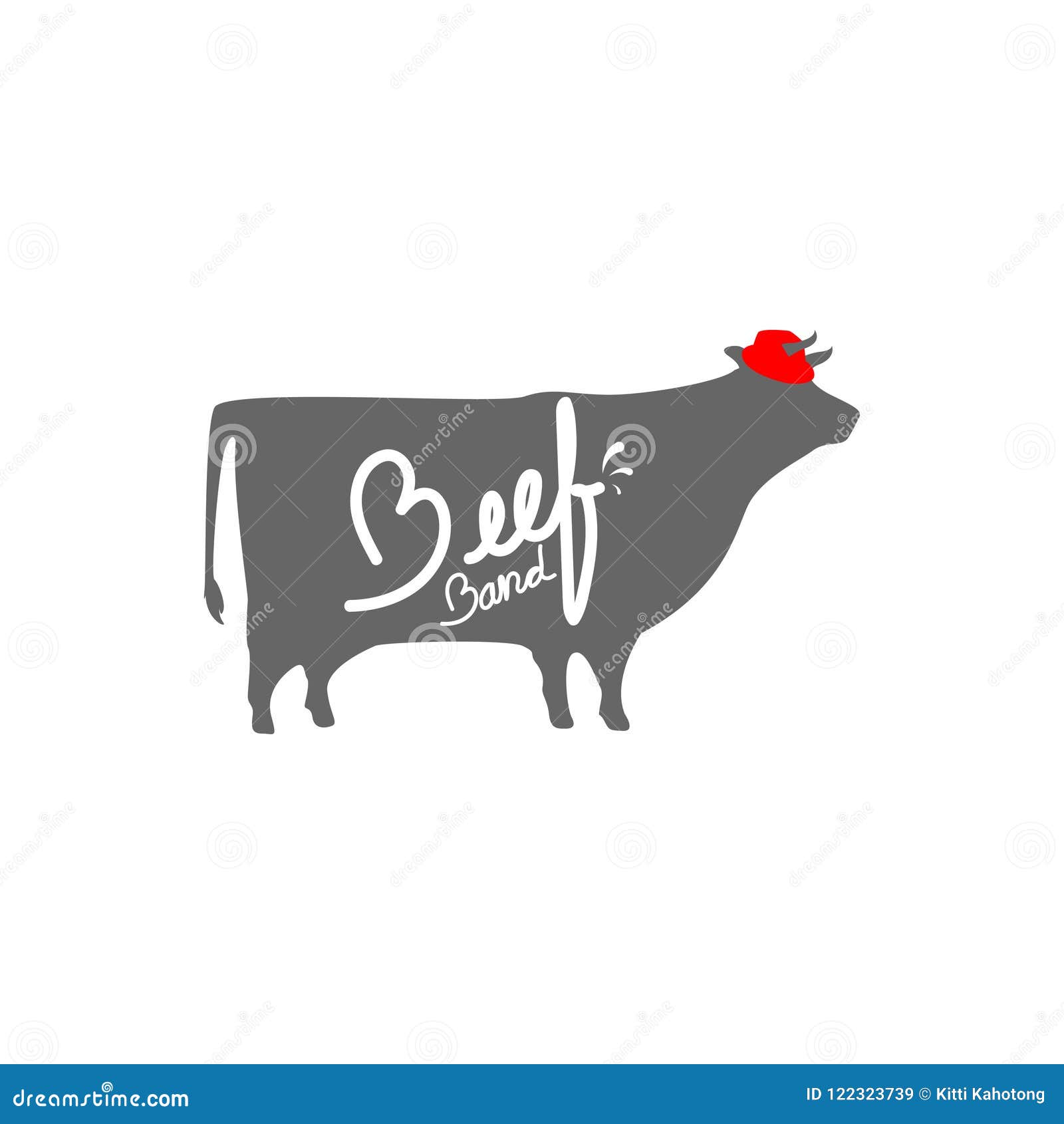Beef Label Logo Design , Vector Stock Illustration - Illustration of ...