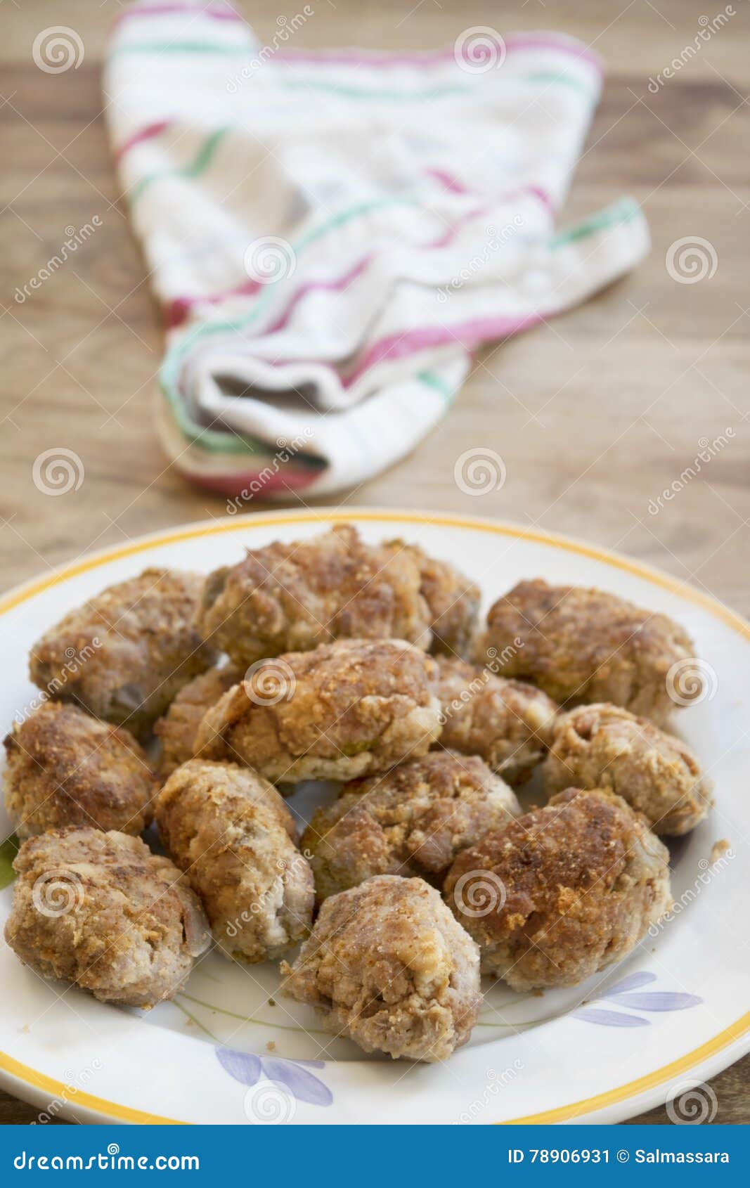 Beef light meatballs stock image. Image of fried, beef - 78906931
