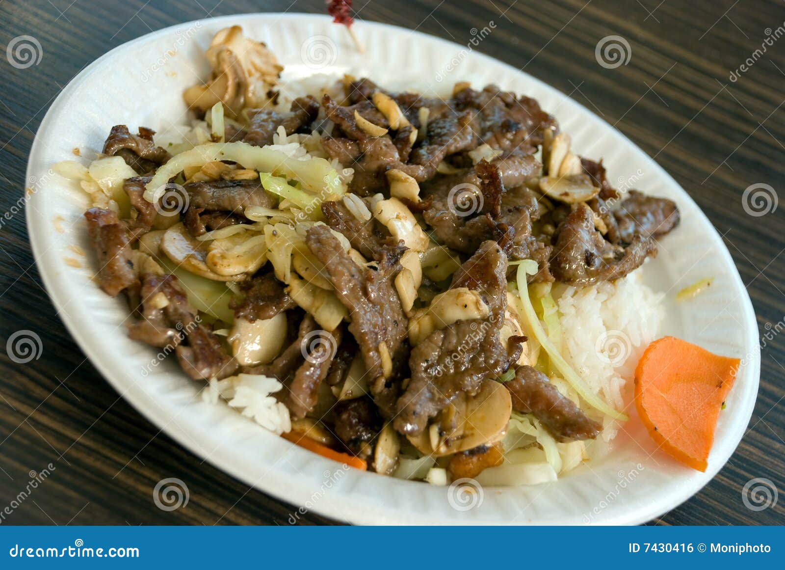 Beef - Marinated,sliced and Grilled Stock Photo - Image of grilled ...