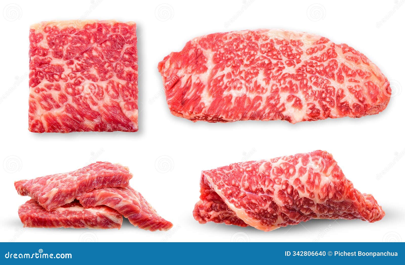 Beef Meat Isolated on White Clipping Path Stock Photo - Image of meat ...