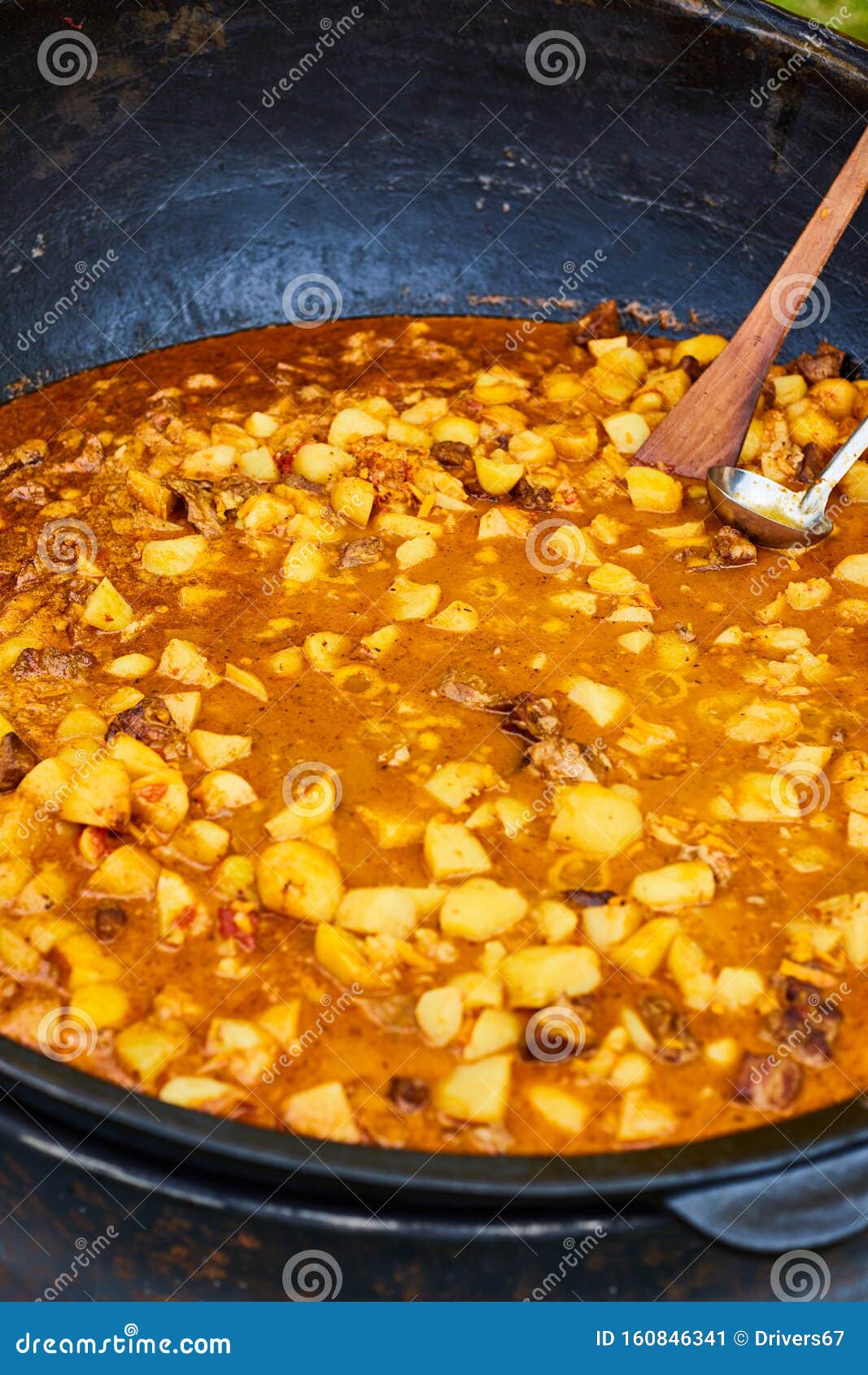 Beef with Meat in a Tub. Vegetable Stew Stock Image - Image of closeup ...