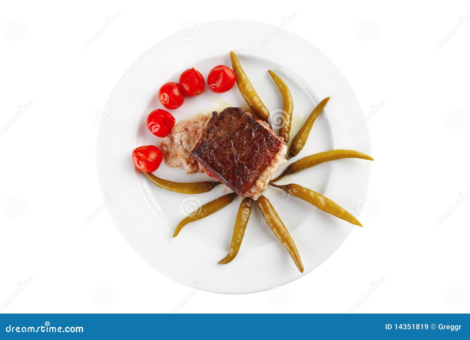 Beef Meat with Yellow Cheese Stock Image - Image of path, salad: 14351819