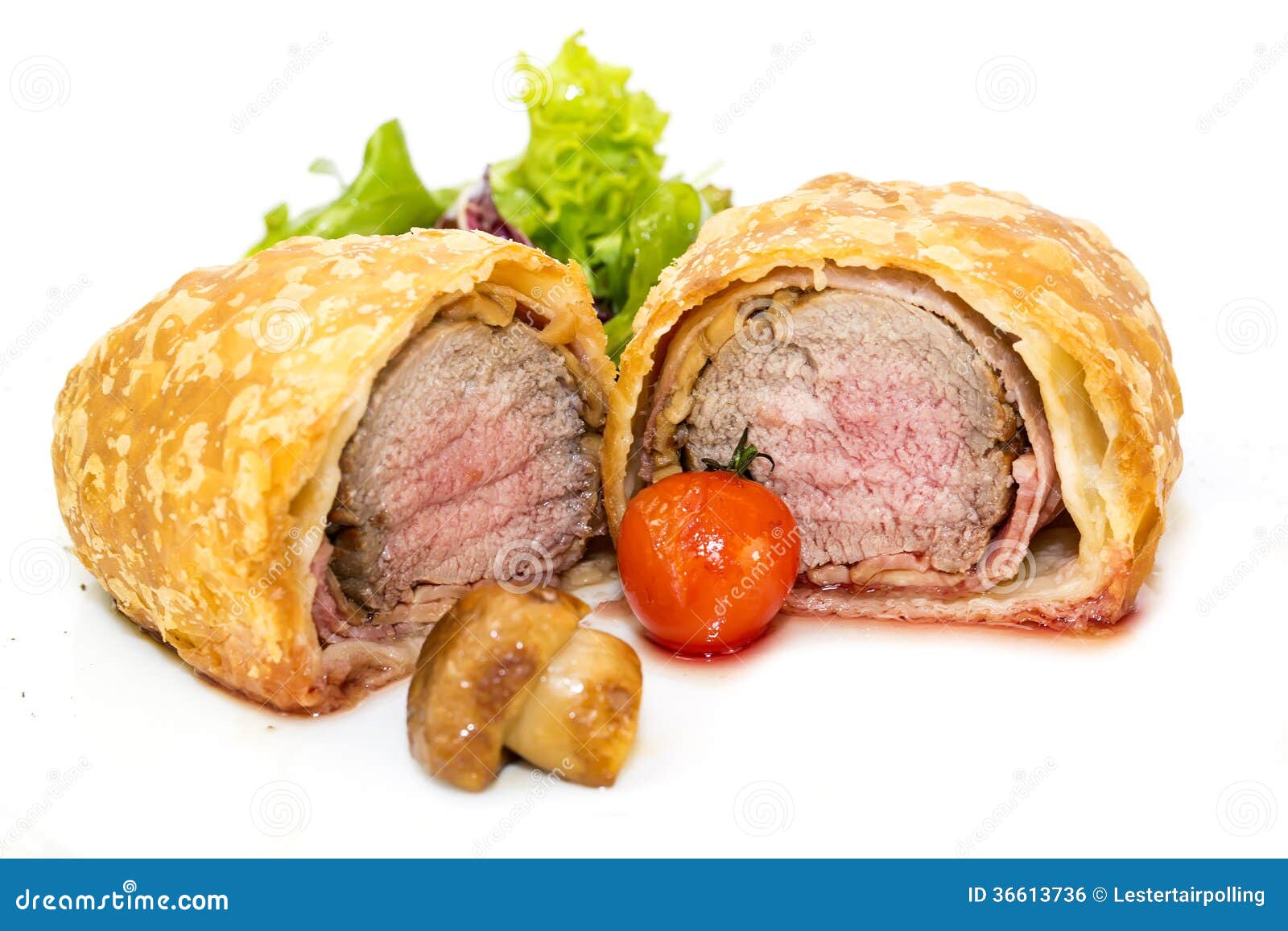 Beef in pastry stock photo. Image of mignon, pastry, meat - 36613736