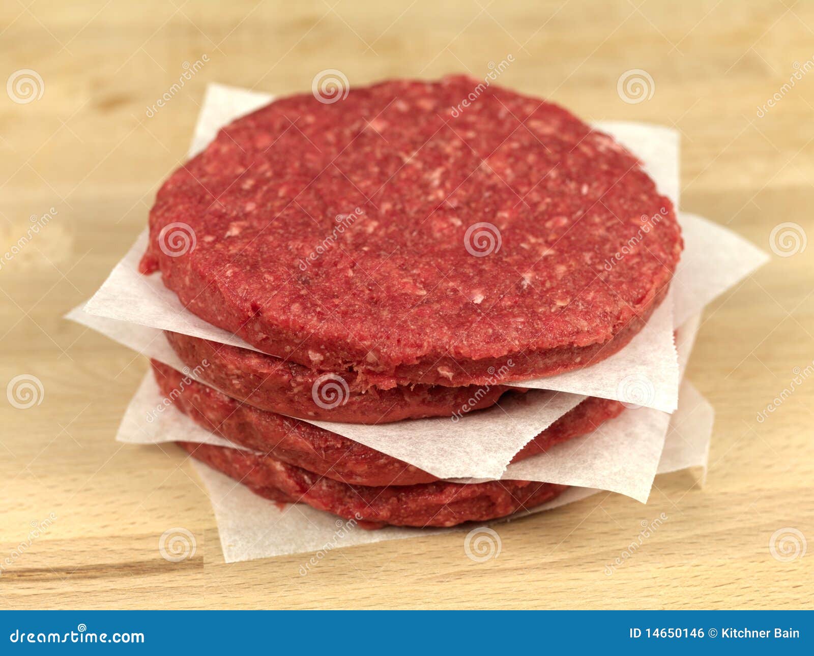 Beef Patties stock photo. Image of preparation, uncooked - 14650146