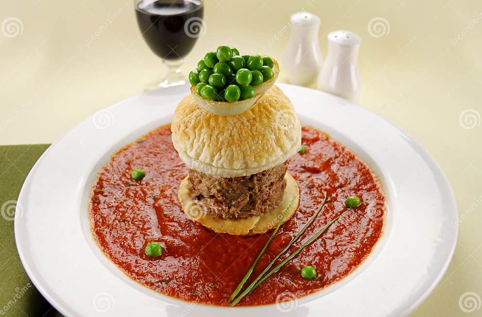 Beef Pie Floater stock photo. Image of healthy, nutrition - 28021438