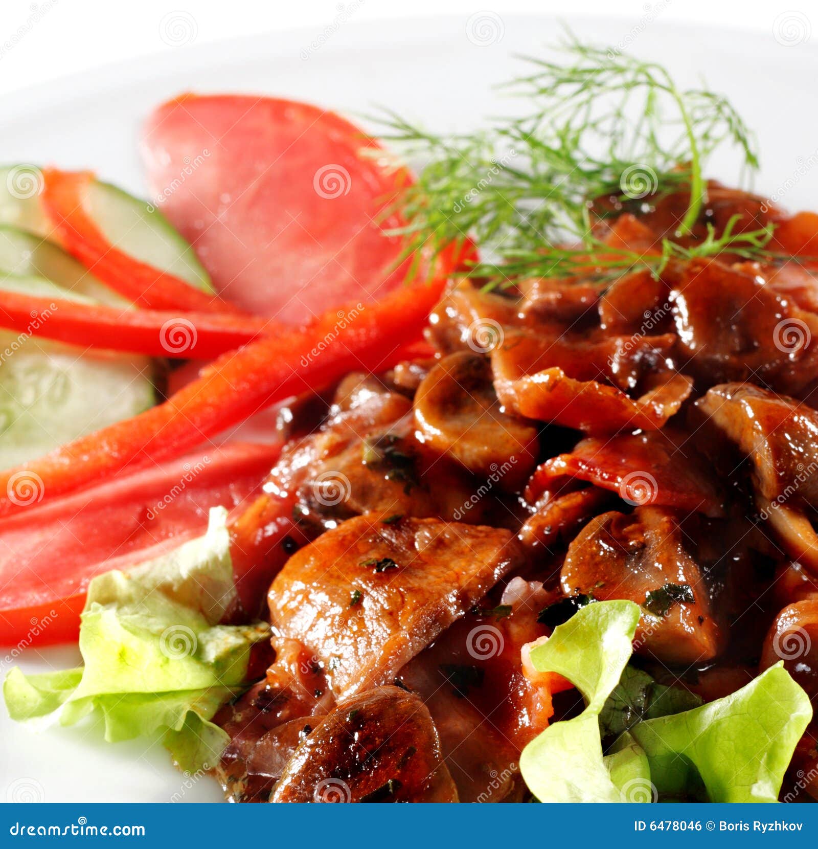 Beef Plate stock photo. Image of beef, lunch, dish, background - 6478046