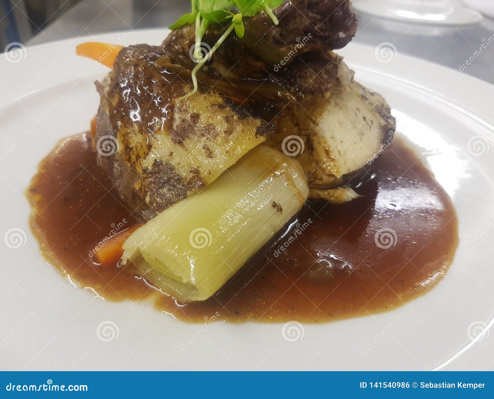 Fine dining food stock photo. Image of handmade, wedding - 141540986