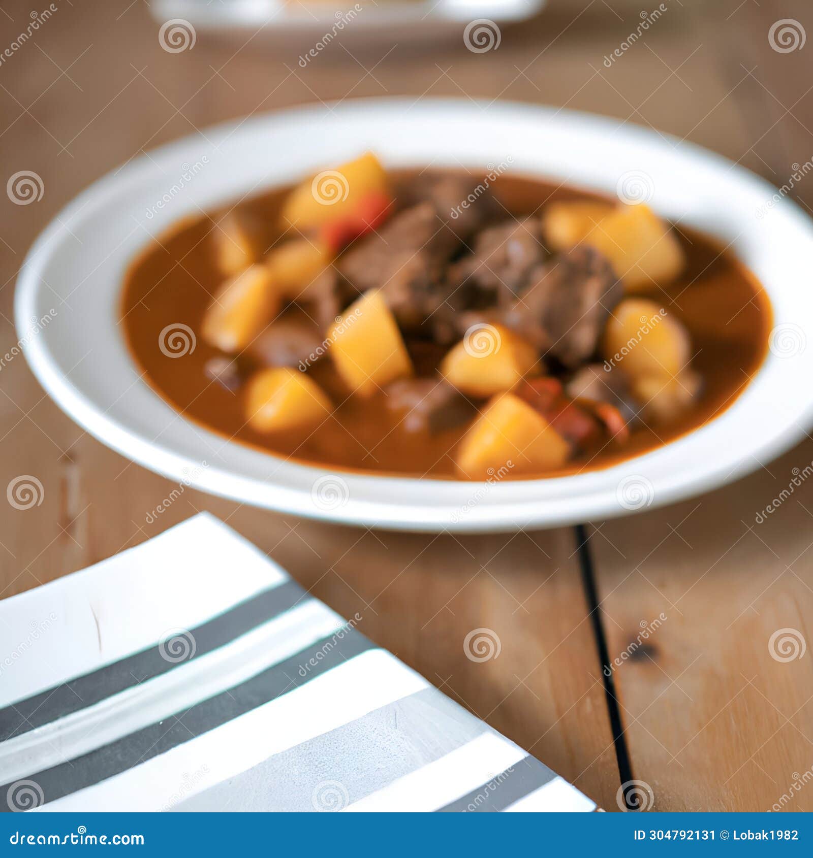Beef and Potato Stew stock illustration. Illustration of potato - 304792131