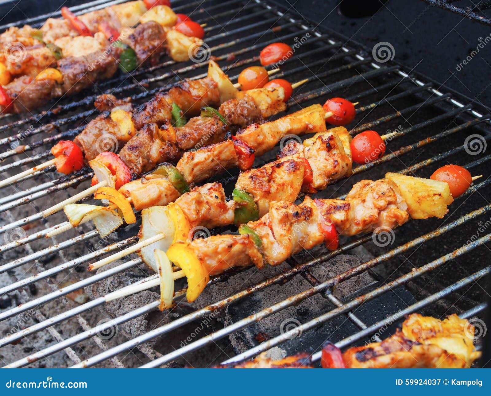 Beef Prok Chicken Bbq Grill Stock Photos - Free & Royalty-Free Stock ...