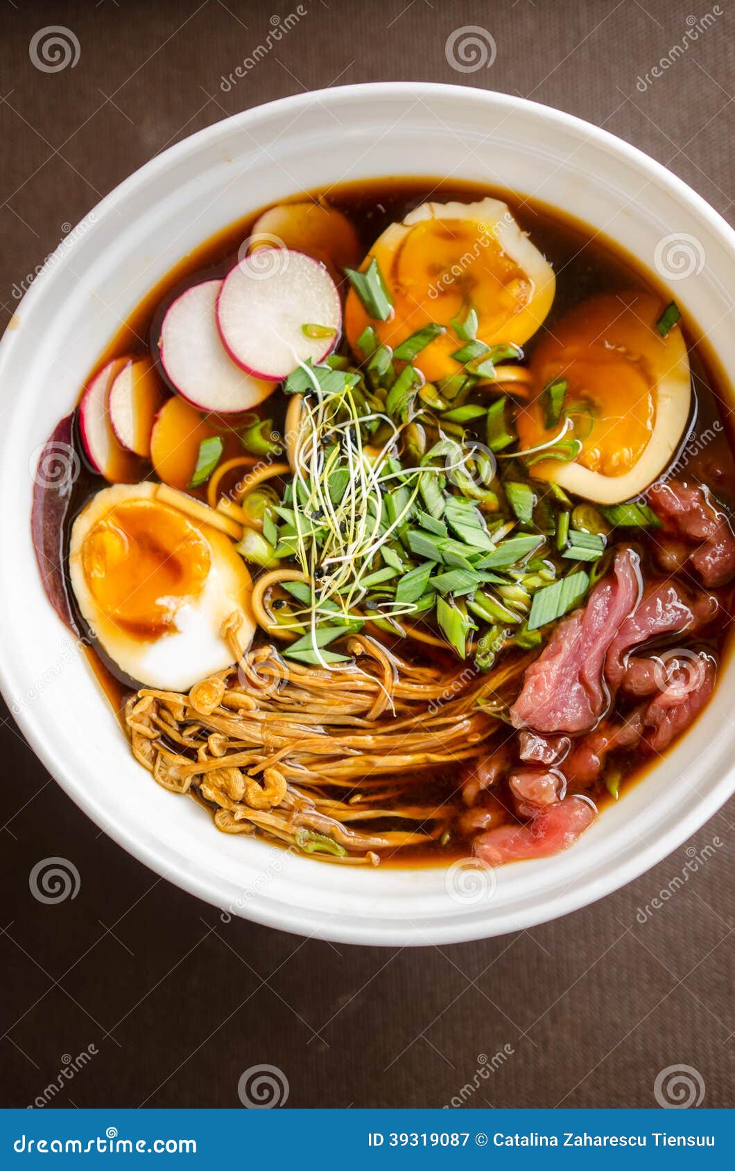 Beef Ramen stock image. Image of spring, sprouts, ramen - 39319087