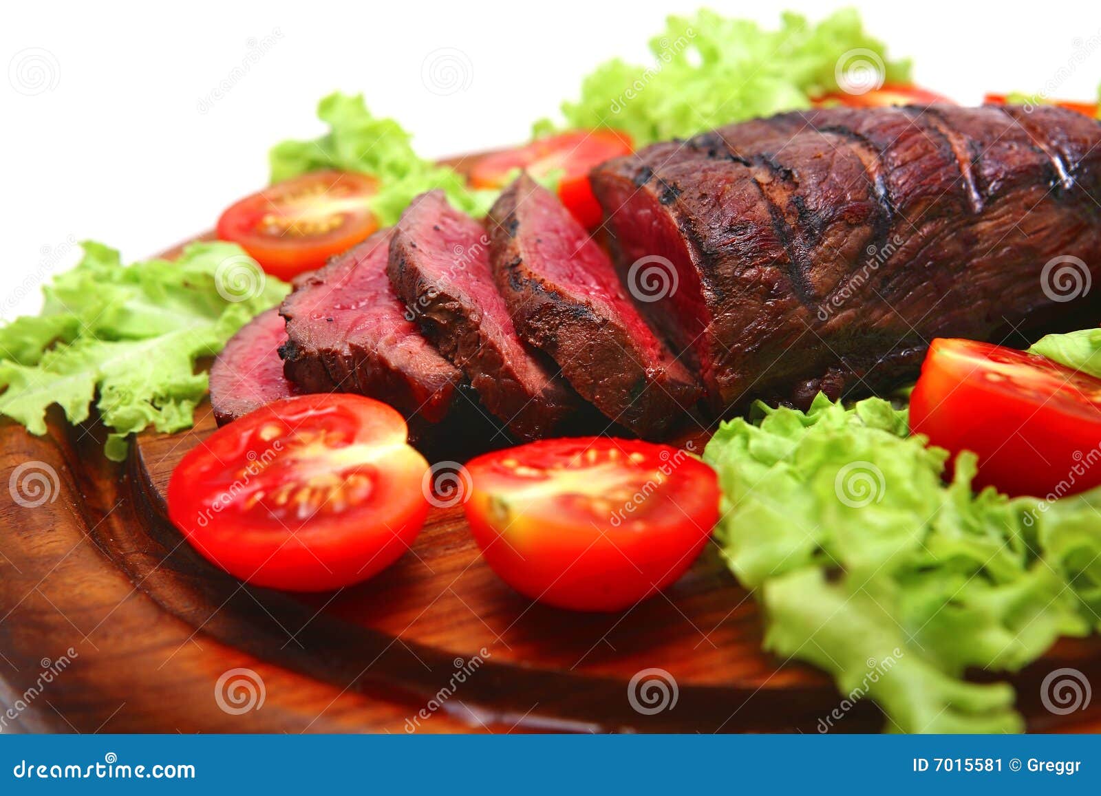 Beef Red Meat on Wooden Plate Stock Image - Image of grilled, chicken ...