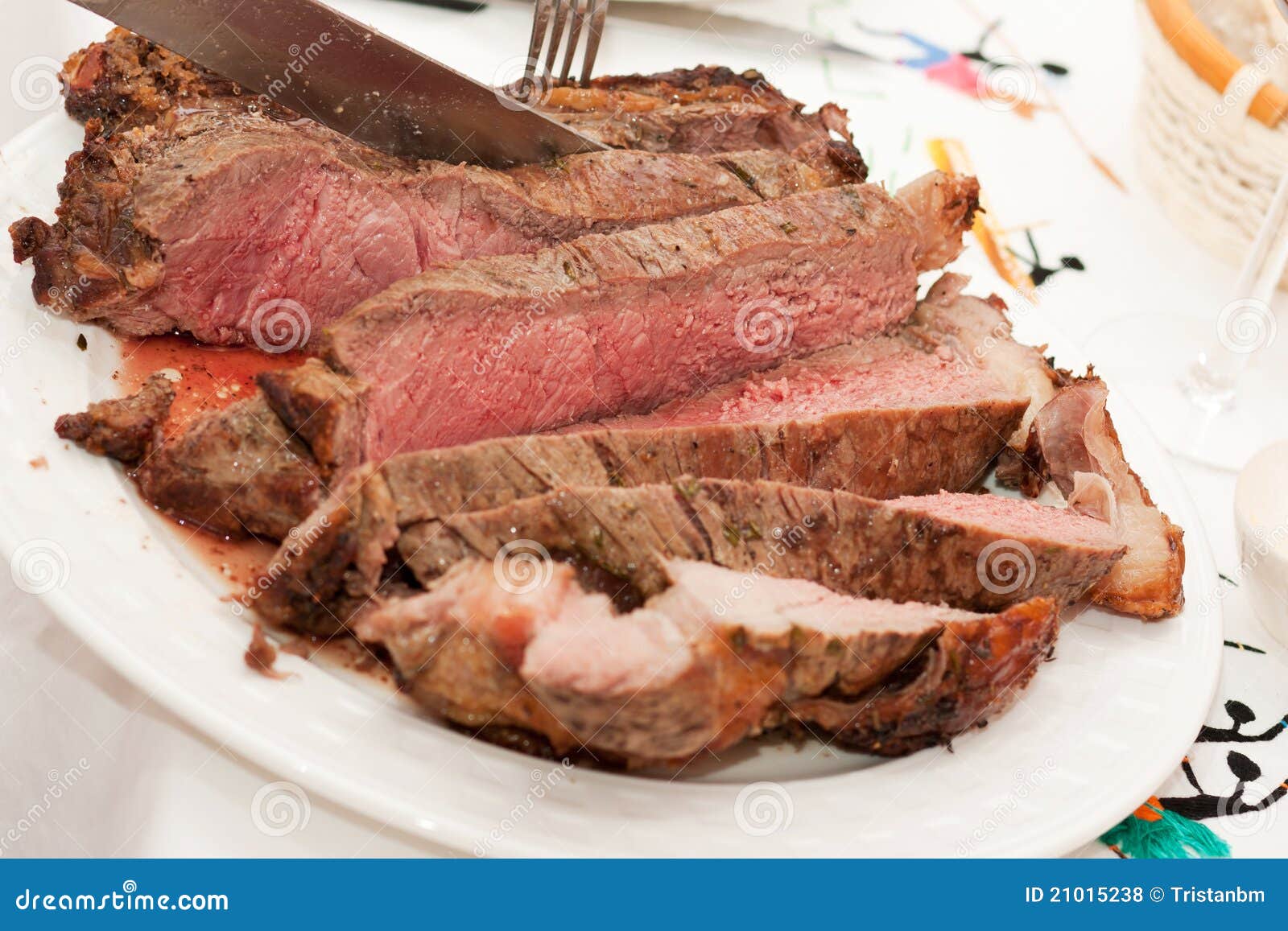 Beef rib sliced stock photo. Image of marinated, cuisine - 21015238
