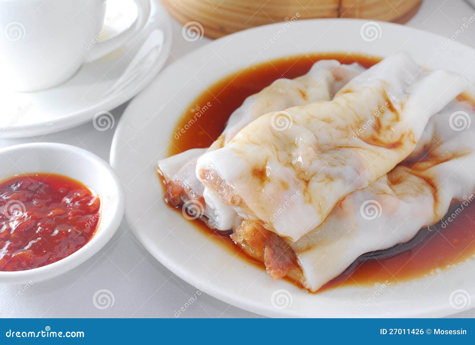 Beef rice roll stock photo. Image of steam, dish, sheet - 27011426